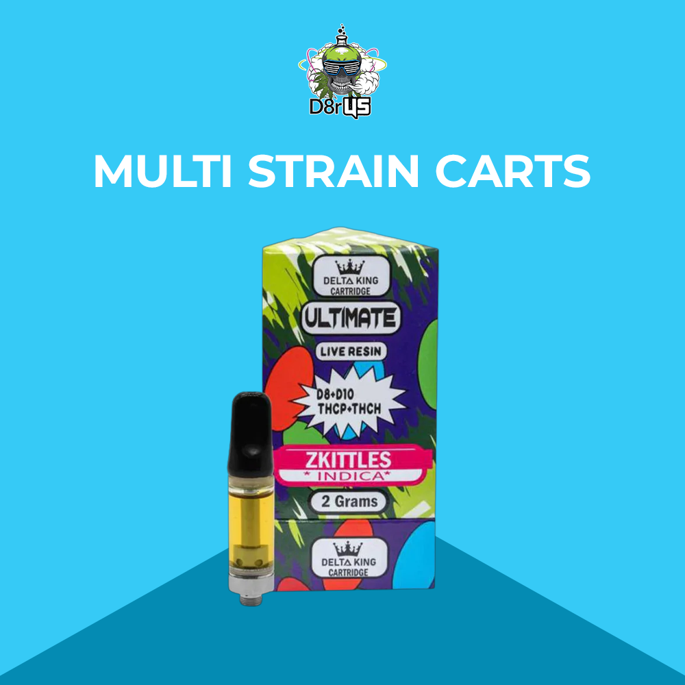 Multi Strain Carts & Delta 8 Edibles | Gummies & More